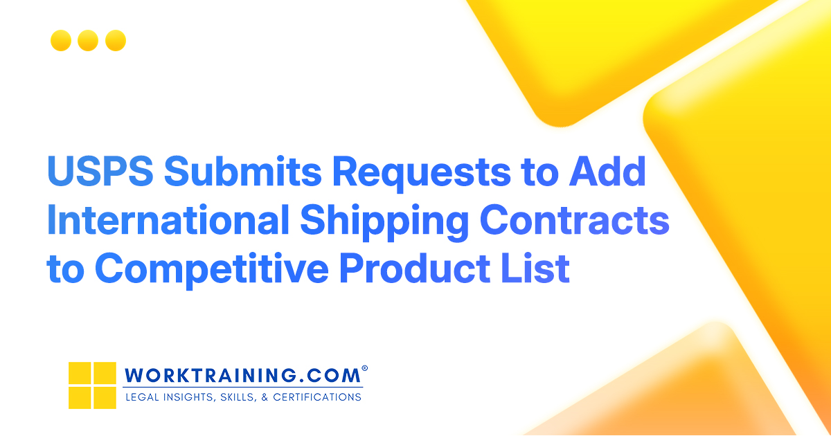 USPS International Contracts Filing